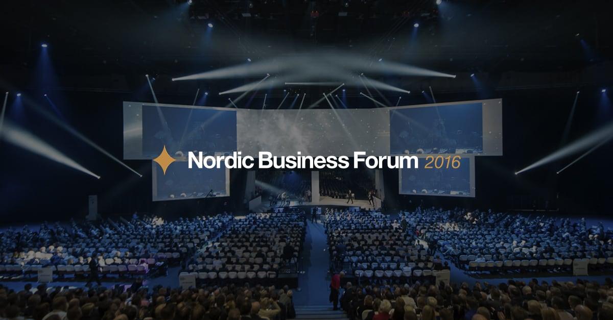 NBForum 2016 Expanding Capacity to 5,700 - Nordic Business Forum